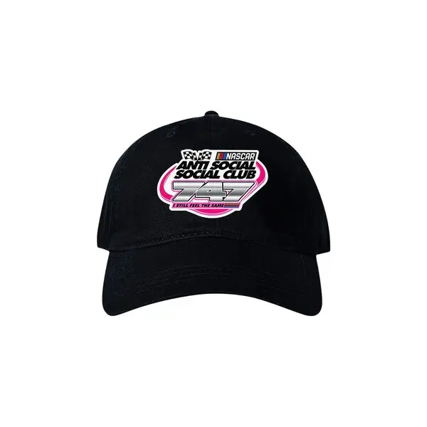 ANTI SOCIAL SOCIAL CLUB X Nascar 747 Cotton Dad Cap - Black