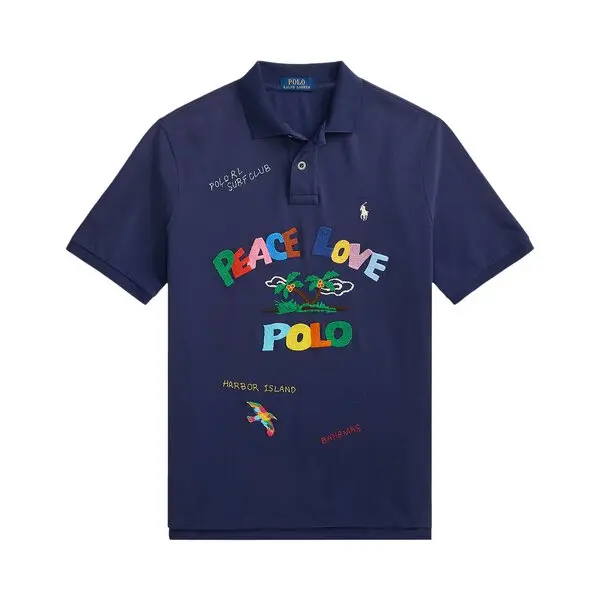 Polo Ralph Lauren Embroidered Graphic Short Sleeve Polo