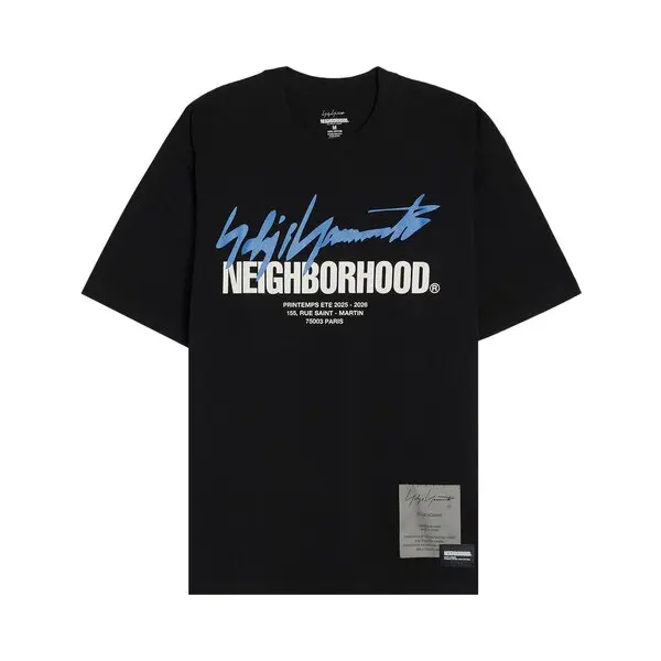 YOHJI YAMAMOTO POUR HOMME Short-sleeve Tee 2 - Black