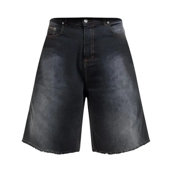 RASSVET Sun Dyed Extra Baggy Denim Shorts