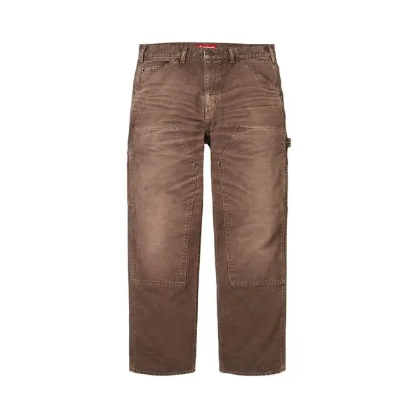 Supreme Double Knee Painter Pant - Brown