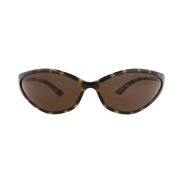 Balenciaga Shield-frame Bio Injection Sunglasses - Brown