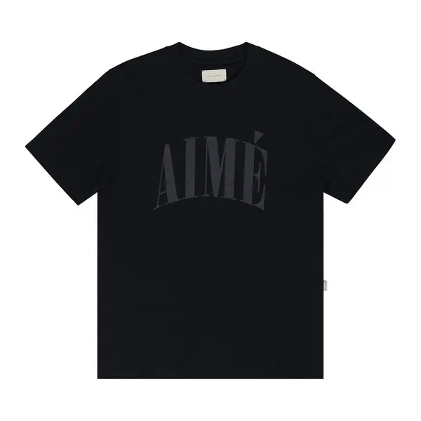 Aimé Leon Dore Short-sleeve Easy Aime Tee 'jet - Black