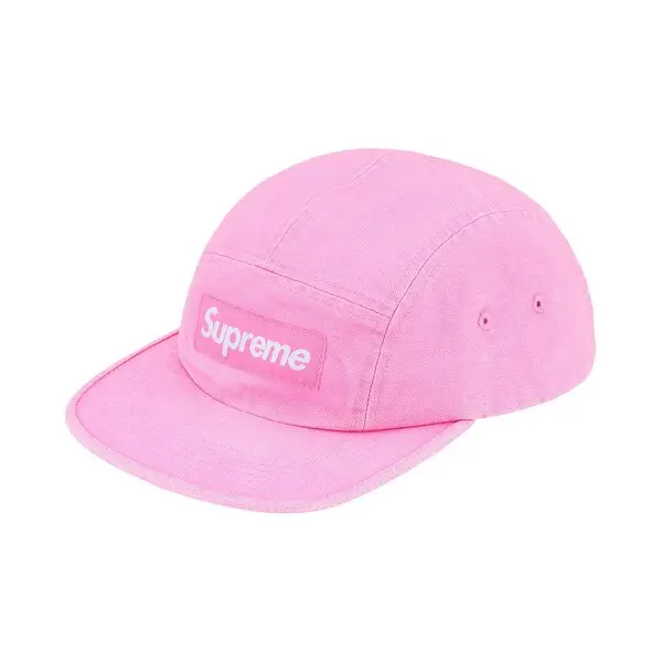 Supreme Canvas Camp Cap - Pink