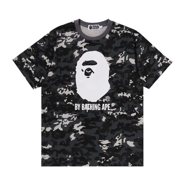 A BATHING APE Multi Pixel Camouflage T-shirt - Black