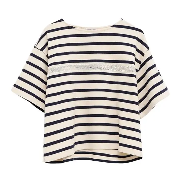 Moncler Striped Short Sleeve T-shirt