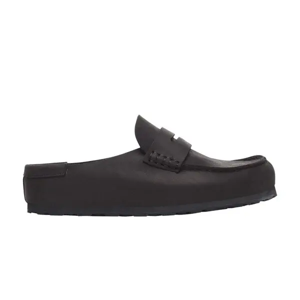 BIRKENSTOCK Naples Wrapped Loafer Mules - Black