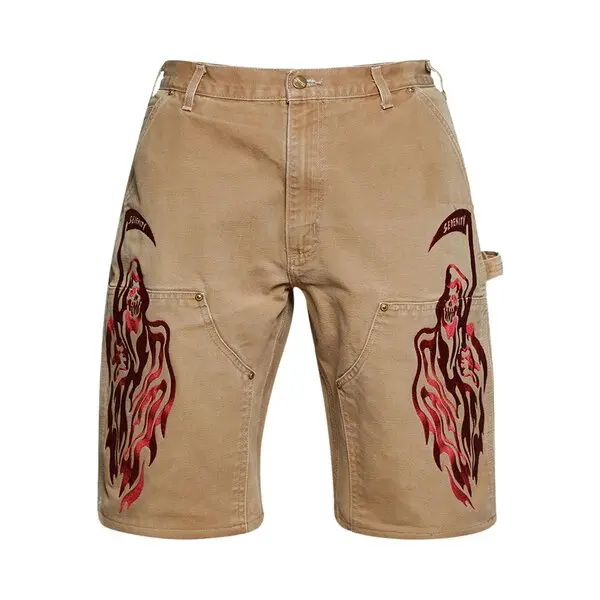 WARREN LOTAS X Carhartt Serenity Vintage Double Knee Shorts - Tan