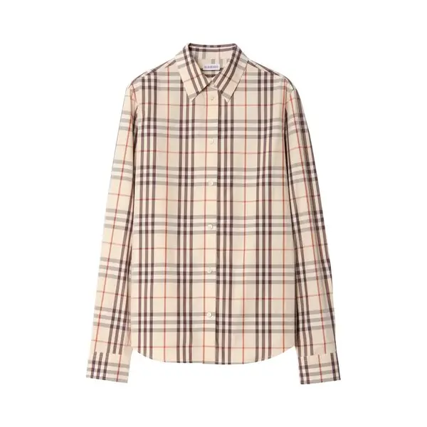 Burberry Emma Check Shirt - Tan