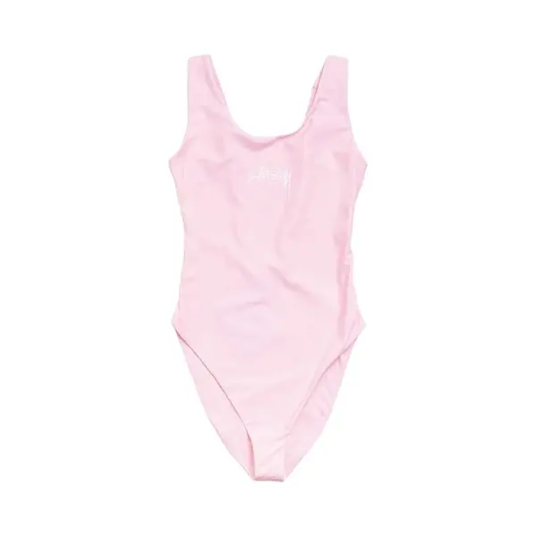 StÜssy Surf Stock One Piece Swimsuit - Pink