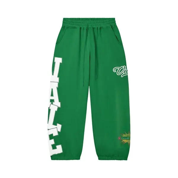 VALE FOREVER Shamrock Printed Sweatpants - Green