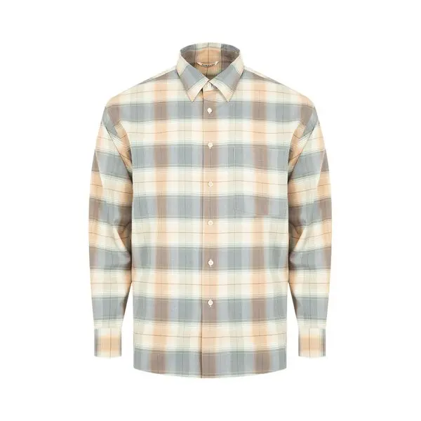 Auralee Super Light Wool Check Shirt