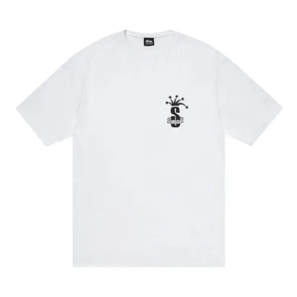 StÜssy Crown Band Tee - White