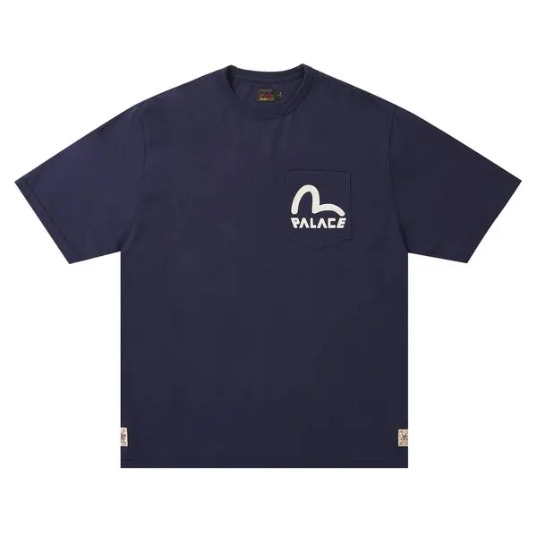 PALACE X Evisu Heavy Wash T-shirt