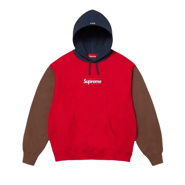Supreme Box Logo Hooded Sweatshirt - Red