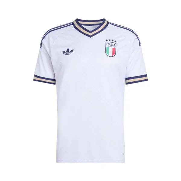 Adidas Italy 26 Away Jersey Aeroblue - White