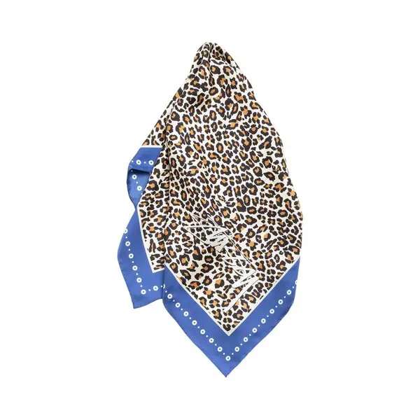 StÜssy Pattern Silk Bandana 'leopard - Tan