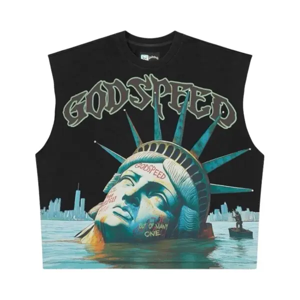 GODSPEED Sunken Liberty Sleeveless T-shirt - Black