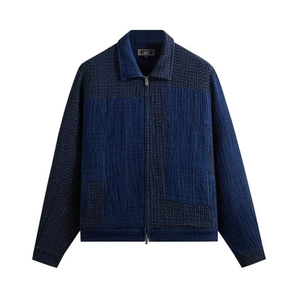 Kith Stitched Patchwork Zip-up Blouson Jacket