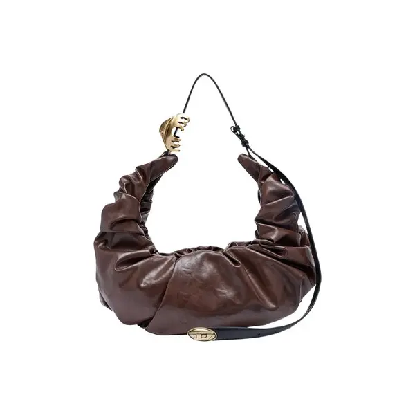 DIESEL® Grab-d Hobo Shoulder Bag - Brown