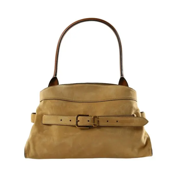 Marc Jacobs The Satchel Suede Dakota Bag - Brown