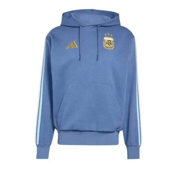 Adidas Argentina Dna Fleece Hoodie - Blue
