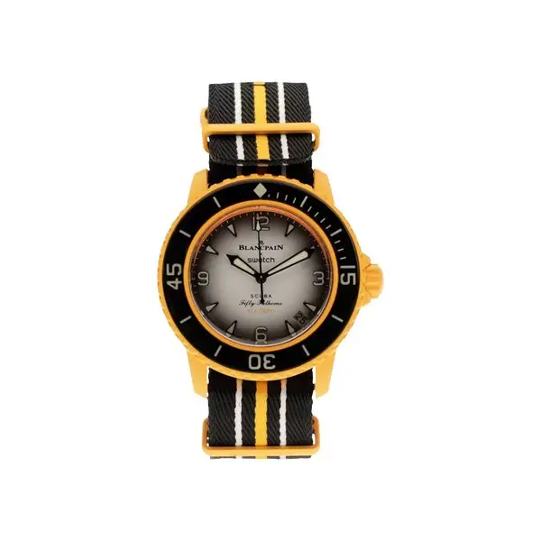 SWATCH X Blancpain Scuba Fifty Fathoms "pacific Ocean" Watch - Black