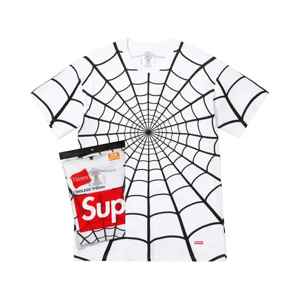 Supreme X Hanes Spider-man Tagless T-shirt Pack - White