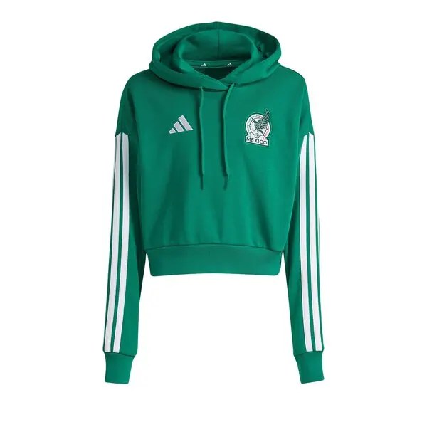 Adidas Mexico Dna Cropped Hoodie - Green