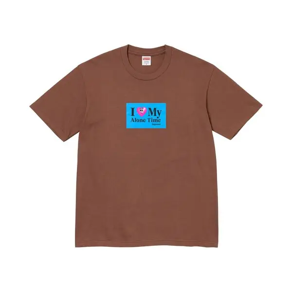 Supreme Alone Time T-shirt - Brown
