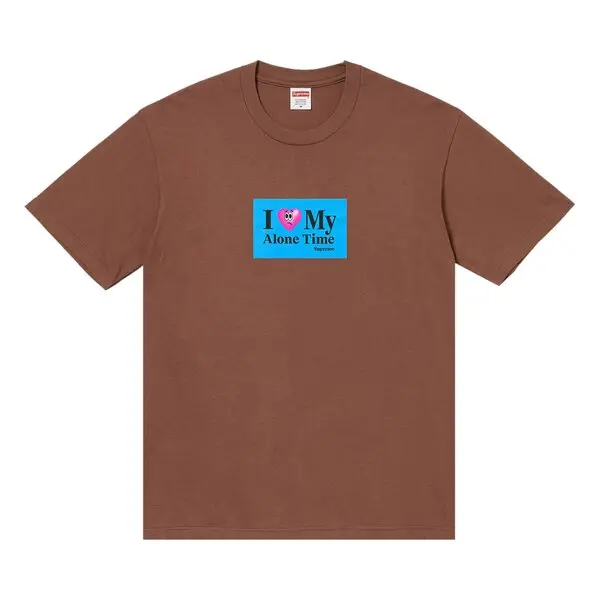 Supreme Alone Time T-shirt - Brown