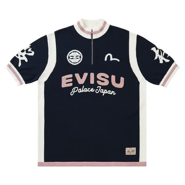PALACE X Evisu Cycle Knit - Blue