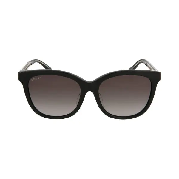 Gucci Acetate Square Frame Sunglasses - Black