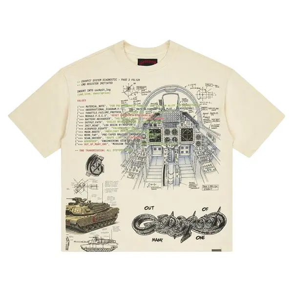 GODSPEED Art Of War T-shirt - Cream