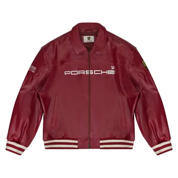 Aimé Leon Dore X Porsche 993 Turbo Leather Club Jacket