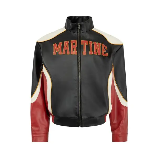Martine Rose Superbowl Leather Jacket