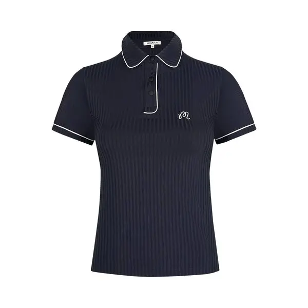 MALBON Anna Polo /ivory - Black
