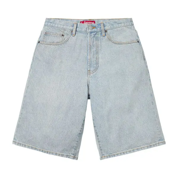 Supreme Baggy Denim Shorts - Blue