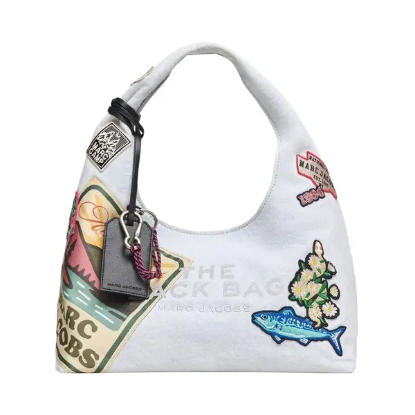 Marc Jacobs Patchwork Denim Sack Bag
