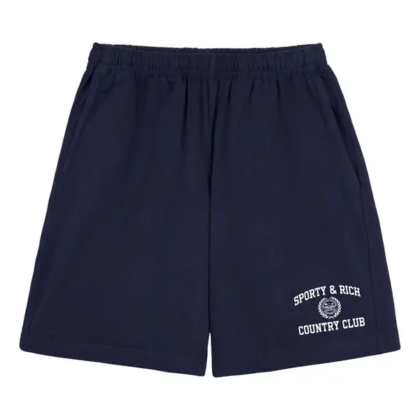 SPORTY & RICH Varsity Crest Gym Short