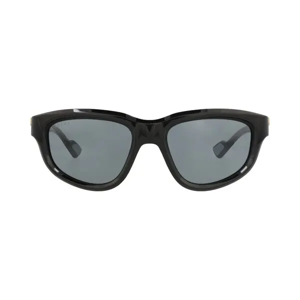 Gucci Round-frame Injection Sunglasses - Black