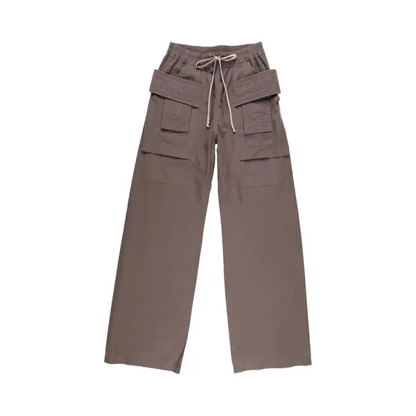 Rick Owens Creatch Wide Drawstring Cargo Pants