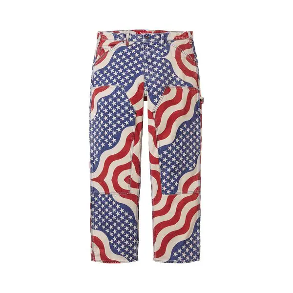 Supreme Flag Double Knee Painter Pants