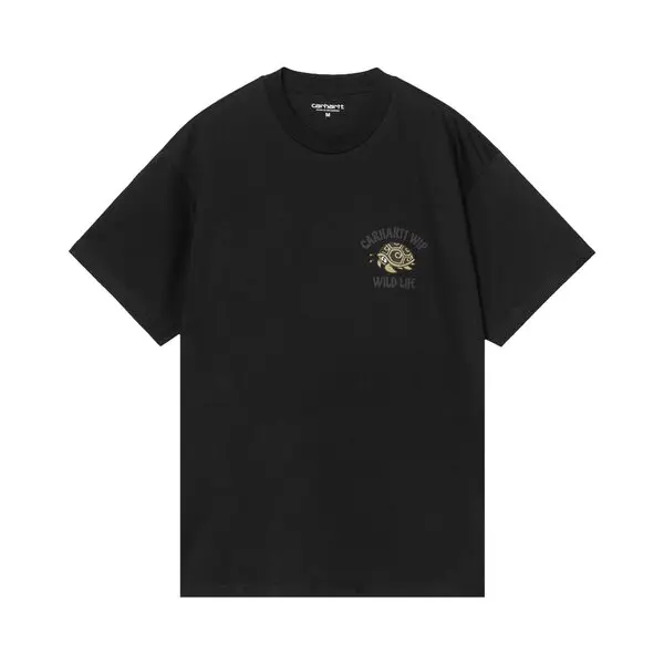 Carhartt Work In Progress Short Sleeve Wild Life T-shirt - Black