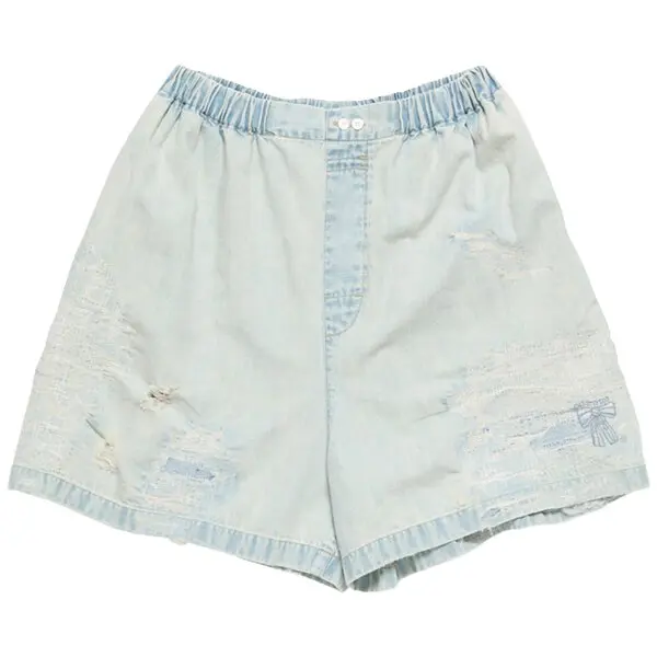 Acne Studios Distressed Denim Shorts
