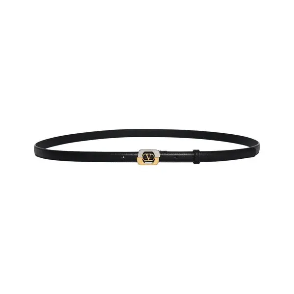 Valentino Garavani Vlogo Signature Belt - Black