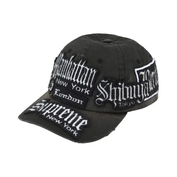 Supreme City Patches 6-panel Cap - Black