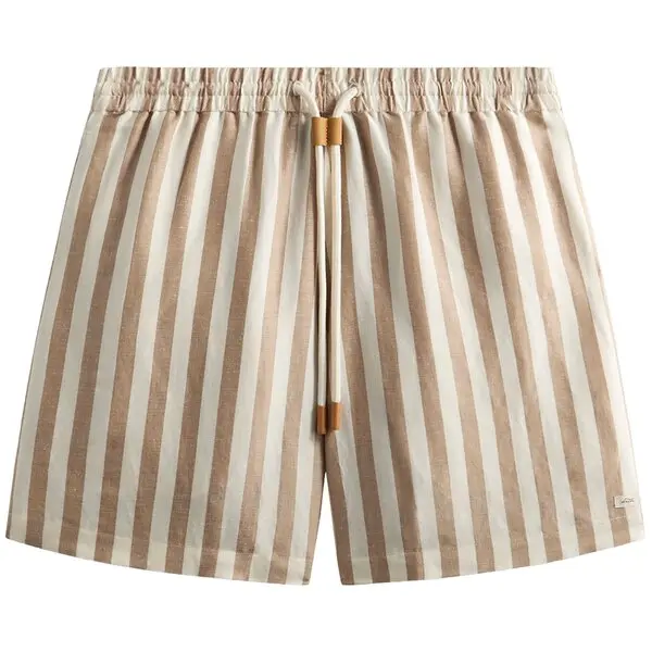 Kith Spun Silk Linen Stripe Kellen Short