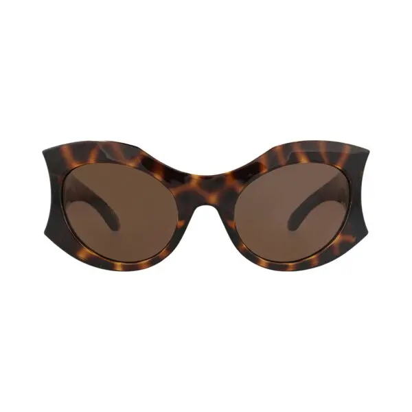 Balenciaga Cat Eye-frame Bio Injection Sunglasses - Brown