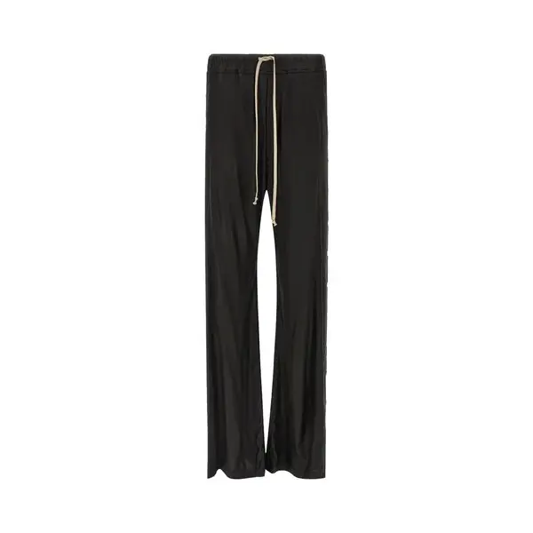 Rick Owens Wide Leg Drawstring Pants - Black